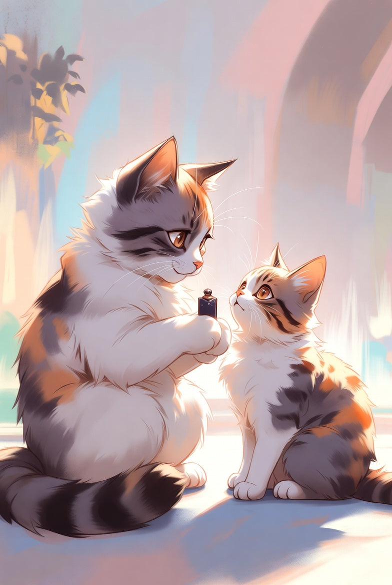 Cat propose digital art print – Arnavipalace